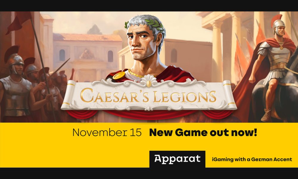 Take command of your big win destiny in Caesar’s Legions from Apparat Gaming – Recent Slot ...
